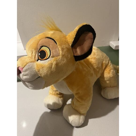 Disney | Toys | Disney Simba Plush The Lion King Medium Stands 1 Tall ...